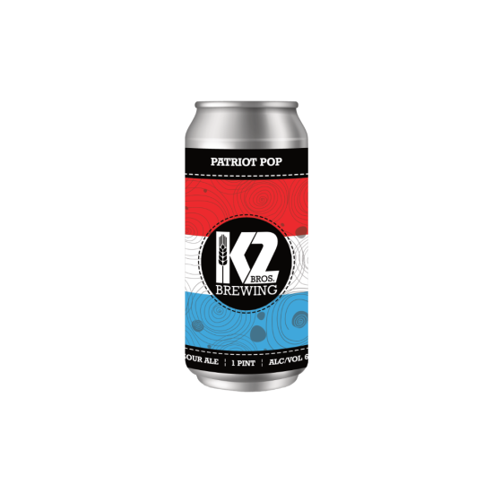 K2 Patriot Pop Sour / 4-pack of 16 oz. cans
