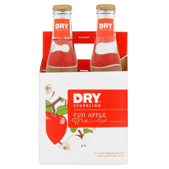 Dry Fuji Apple Soda / 4-pack of 12 oz. bottles