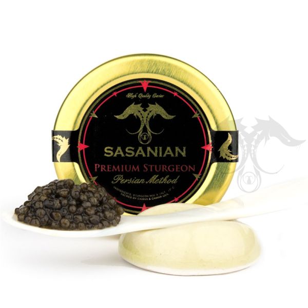 Sasanian - Premium Sturgeon Caviar / 1 oz jar