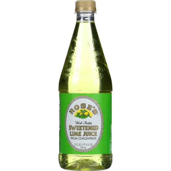 Rose s Sweetened Lime Juice 25 oz