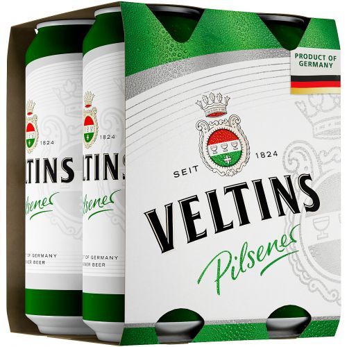 Veltins Pilsener / 4-pack of 16.9 oz. cans